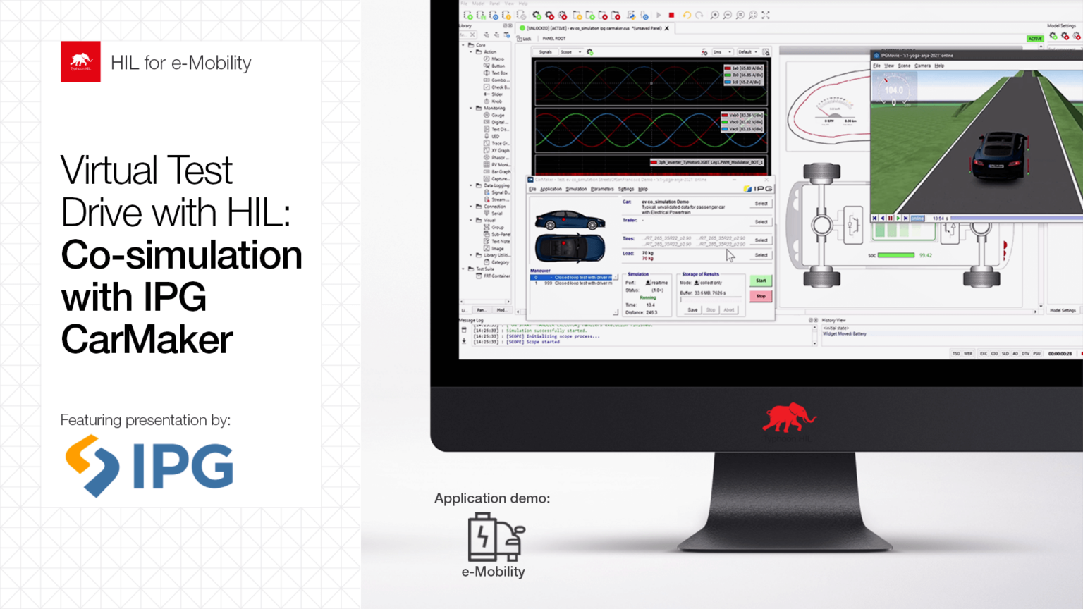 Virtual Test Drive with HIL & IPG CarMaker - Typhoon HIL